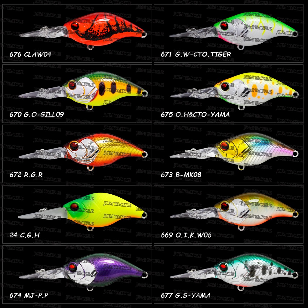 RIPPLE-ASH Fishing lure R SERIES DEEP CRANK 50F lure crank bait fatrap ...