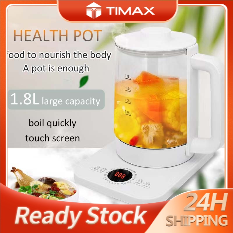 1.8L Multifunction Electric Preserving Health Care Kettle Tea Stew Pot ...