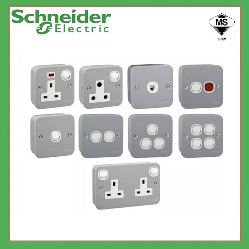 Schneider ESM Switch Socket (FULL RANGE) | Shopee Malaysia