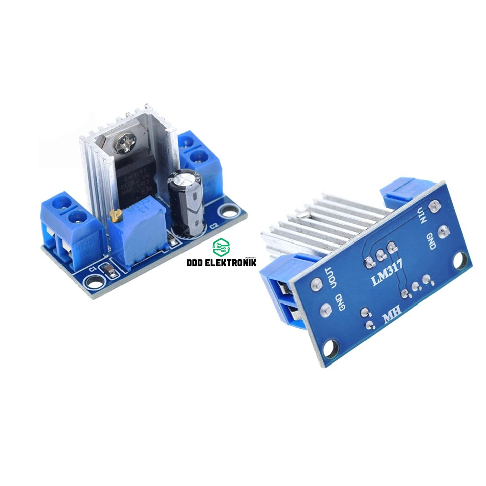 LM317 Adjustable DC to DC Step Down Power Supply Buck Converter Module ...