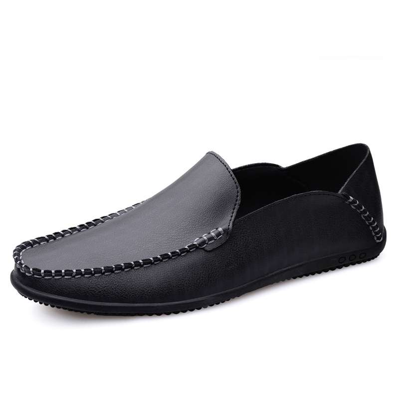 SCL READY STOCK Men's Casual Loafers Textured Boat Shoes Lightweight ...