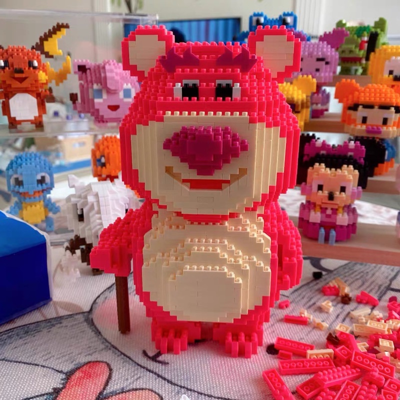 HC Magic Blocks Mini Cartoon Model Toy Story Aliens Building Bricks ...