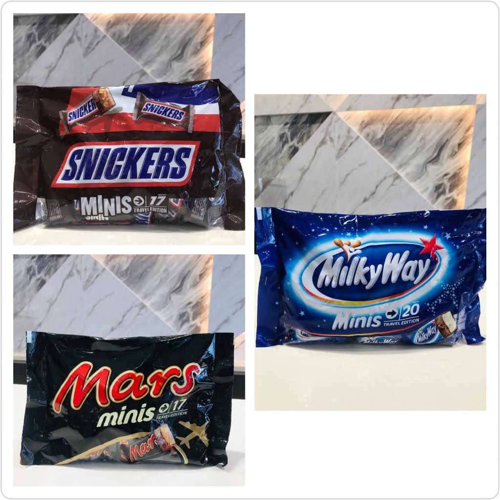 MM-MILKWAY MARS SNICKERS MINI FUNSIZE 333G | Shopee Malaysia