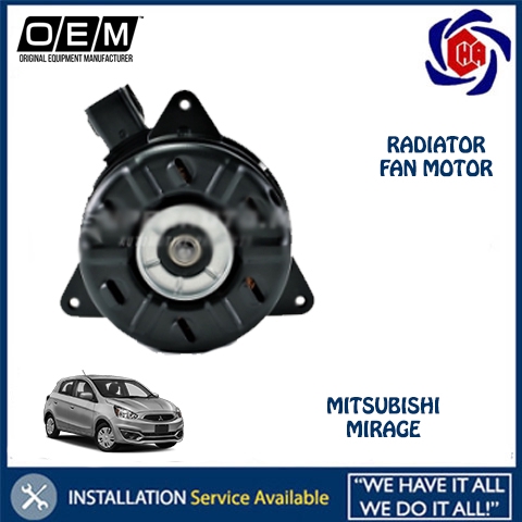 Mitsubishi Attrage Mirage Radiator Fan Motor 4PIN DENSO 168000-7030 No ...