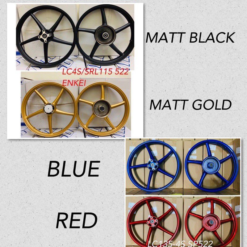 LC135 / Y125ZR / LC5S / WAVE100 / EX5 DREAM SP522 ENKEI SPORT RIM ...