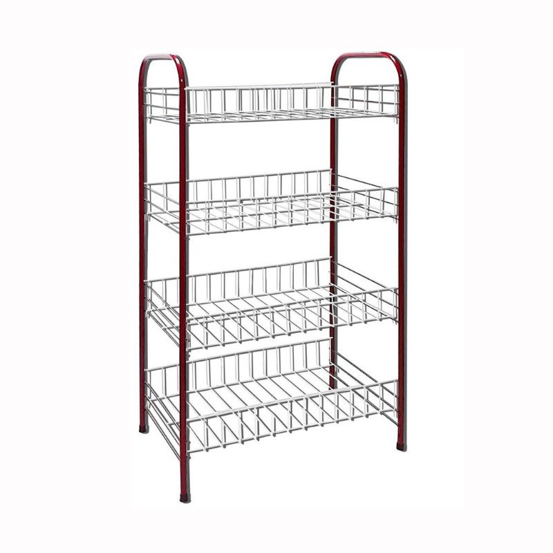 🔥READY STOCK🔥 4Tier - 3Tier Epoxy Metal Multi Purposes Rack/Kitchen Rak ...
