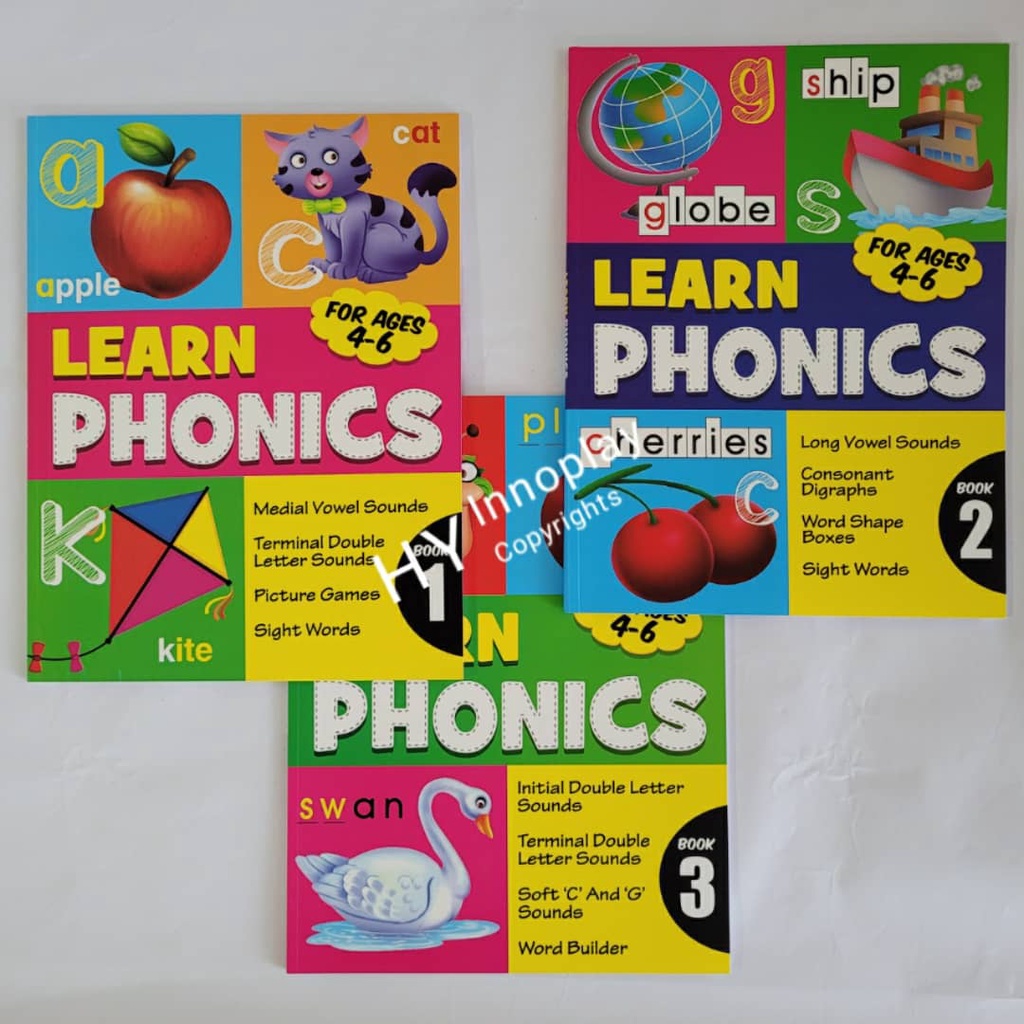Learn Phonics(Set Of 3) | Shopee Malaysia