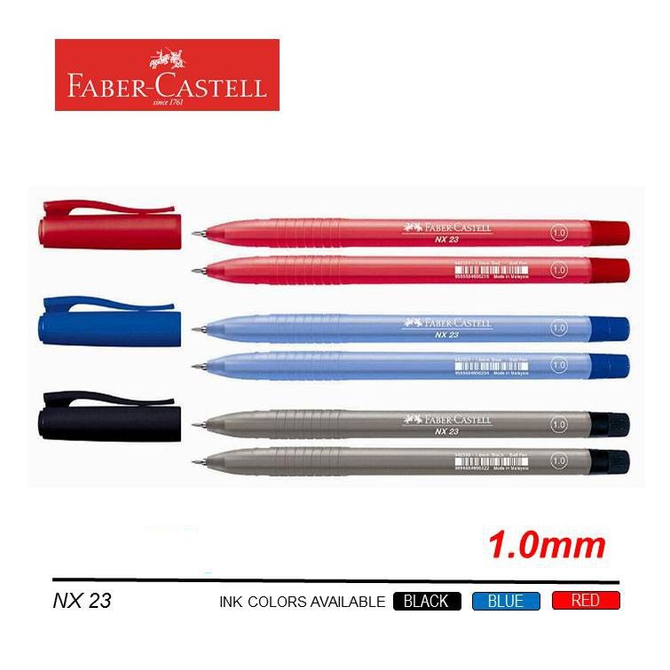 Faber-Castell NX 23 BALL PEN 1.0mm - FA-6425 ( Black, Blue, Red ...