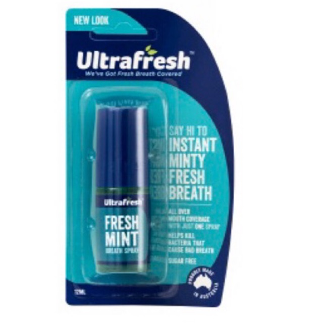 ULTRAFRESH BREATH SPRAY FRESH MINT / COOL MINT 12ML EXP05/2027 | Shopee ...