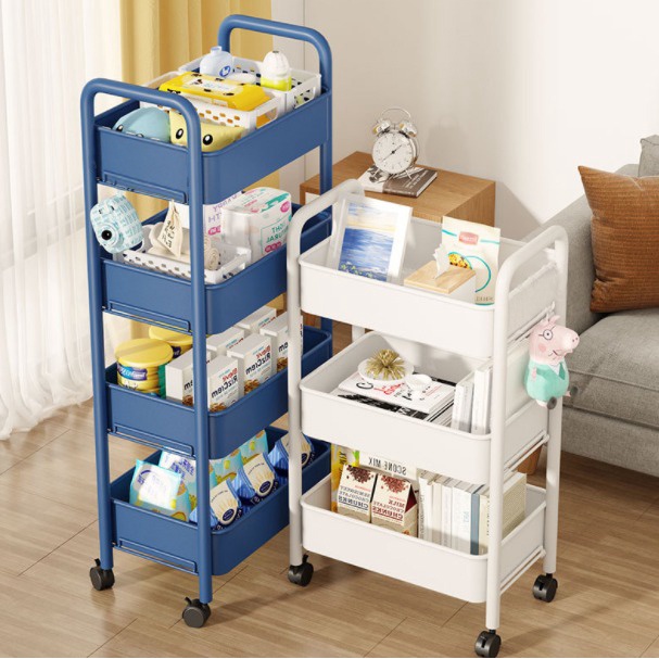 3 Layers Multipurpose Storage Trolley Kitchen Utility Rack Office ...