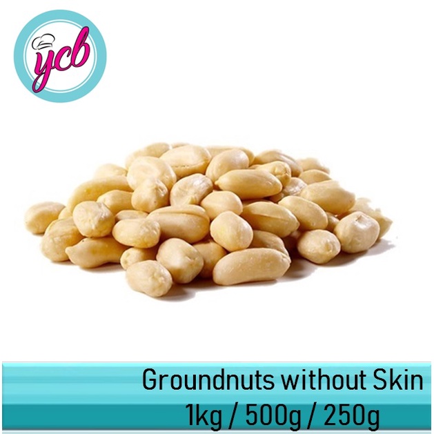 Groundnut Without Skin / Kacang Tanah Tanpa Kulit (Raw / Mentah) - 1kg ...