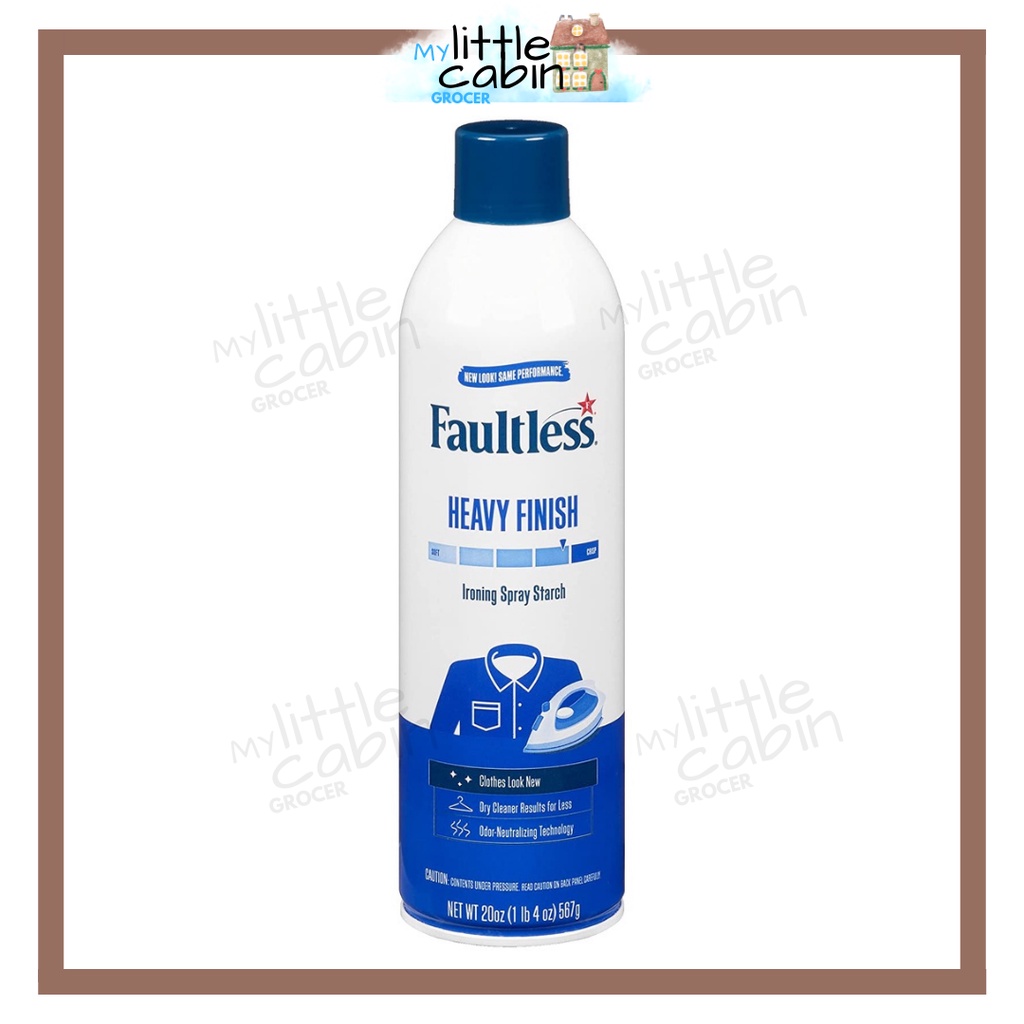Faultless Heavy Hold Ironing Enhancer Spray Starch Ironing Starch Spray ...