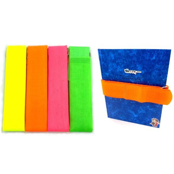 Neon Velcro Book Strap-Suitable for book/container/wrapping/box ...