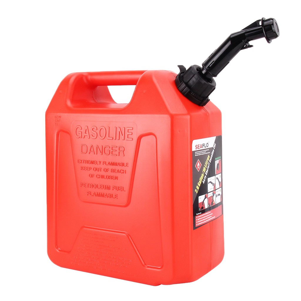 5L/ 10L/ 20L Oil Tank Auto Shut Off Gasoline Cans Mount Motorcycle Spare Fuel Tank Jerry Cans ...