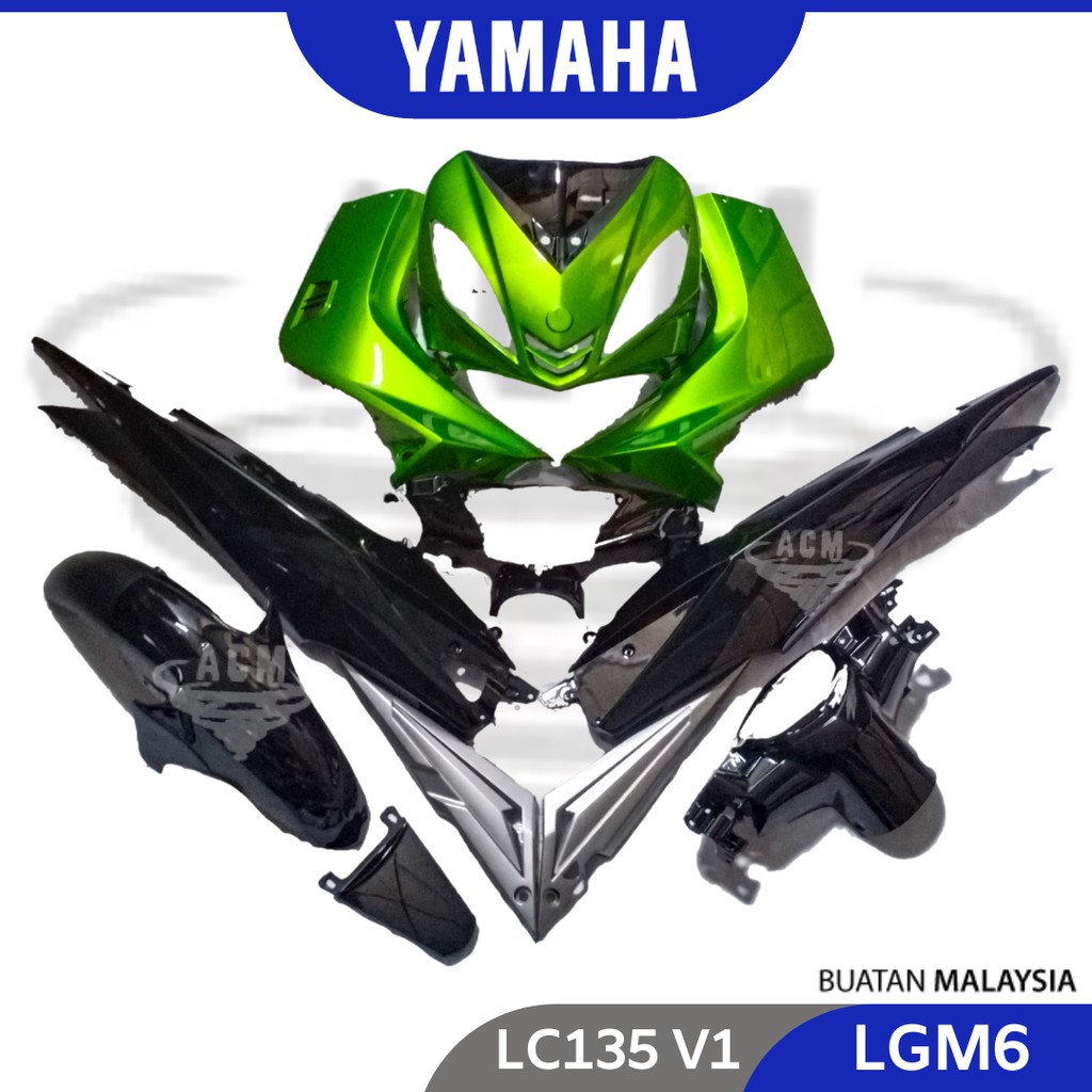 YAMAHA 135LC V1 4 Stroke Speed Body Cover Set Kit LC135 Coverset LCV1 ...