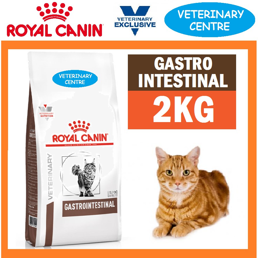 Gastro-Intestinal 2kg Cat Food - Royal Canin - Veterinary Diet Feline ...