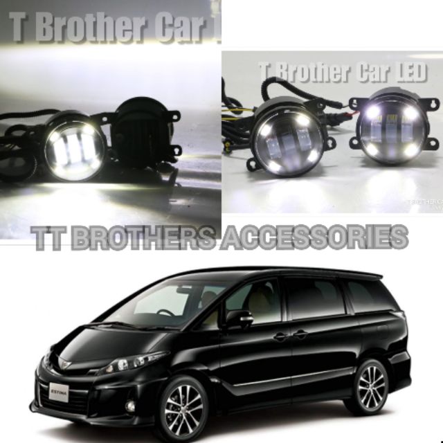 TOYOTA ESTIMA 4 EYE DAYLIGHT LED FOG LAMP LED | Shopee Malaysia