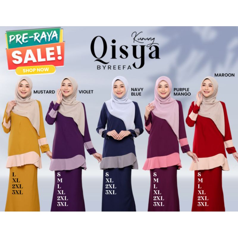 BAJU KURUNG QISYA BY REEFA | Shopee Malaysia