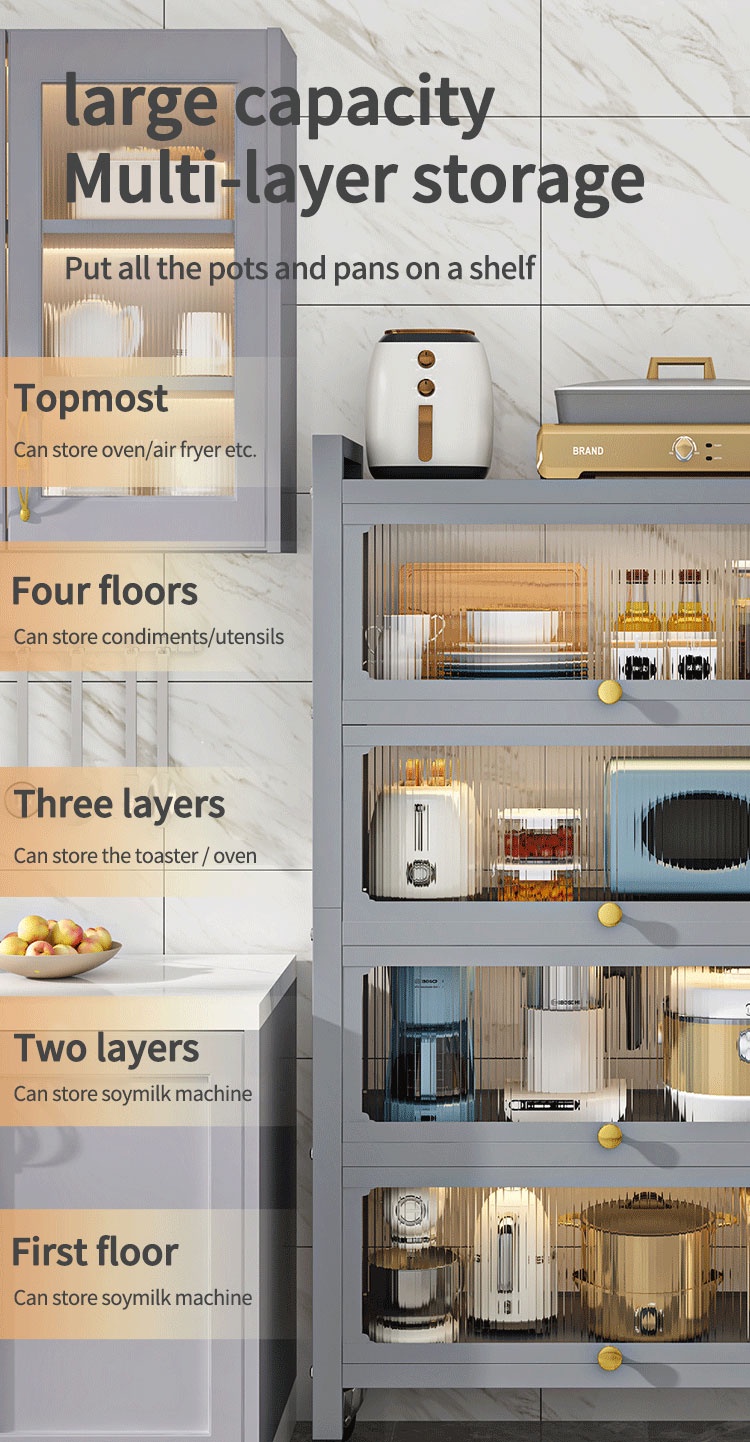 Rak Kabinet Dapur Kitchen Cabinet Rack Microwave Oven Cabinet Kitchen ...