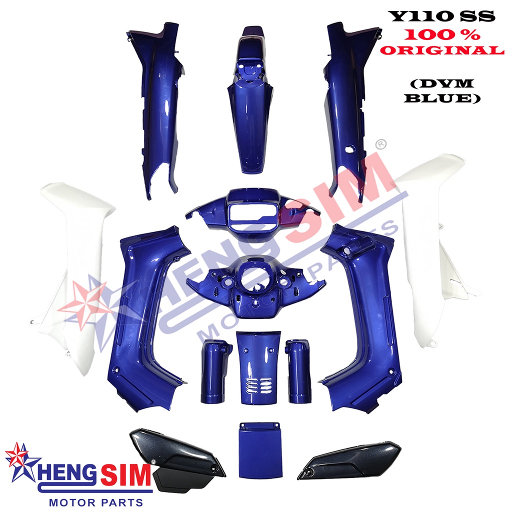 Y110 SS (ORIGINAL) COVER SET YAMAHA Y110 (VRC RED, DVM BLUE, BLACK ...