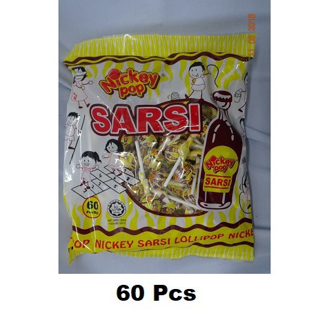 60 Pcs Nickey Sarsi Lollipops HALAL (LOCAL READY STOCKS) | Shopee Malaysia