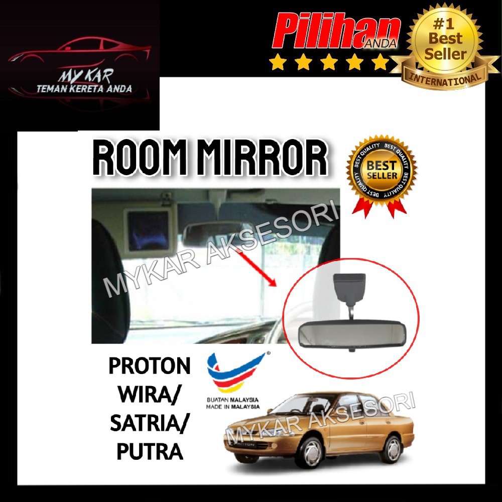 Proton Wira / Satria / Putra OEM Interior Rear View Mirror Replacement ...