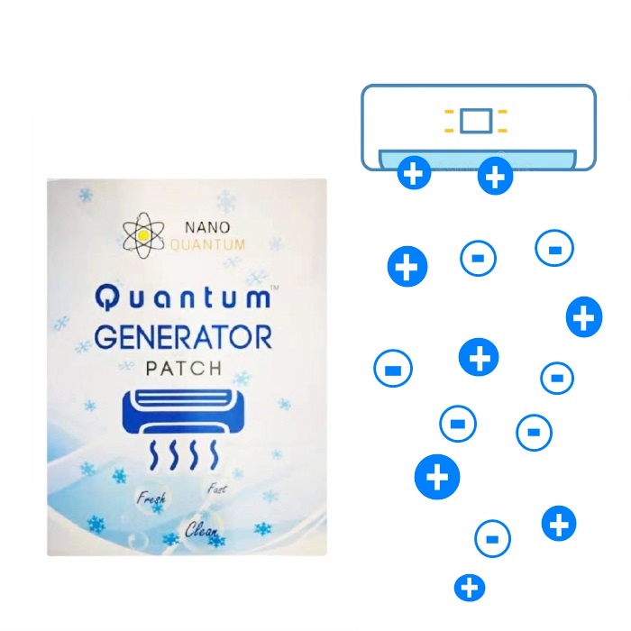 Nano Quantum Generator Air Cond Ion Patch Automotive Negative Ion Patch ...