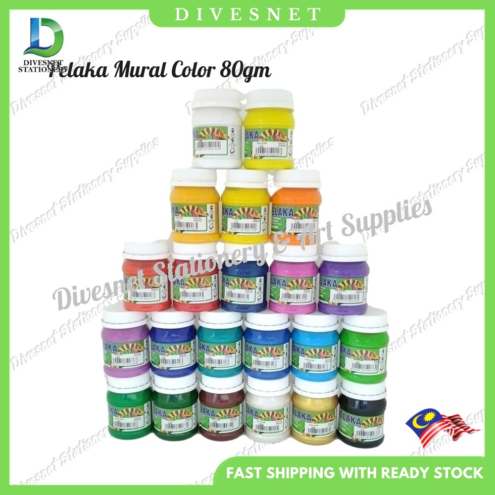 Pelaka Mural Color 80gm Cat Mural Colour Mural 壁画颜料 (1 Bottle Single ...