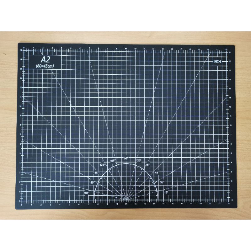 Cutting Mat A2 Size Pro Black Grid Matt Board for Precision in Model ...