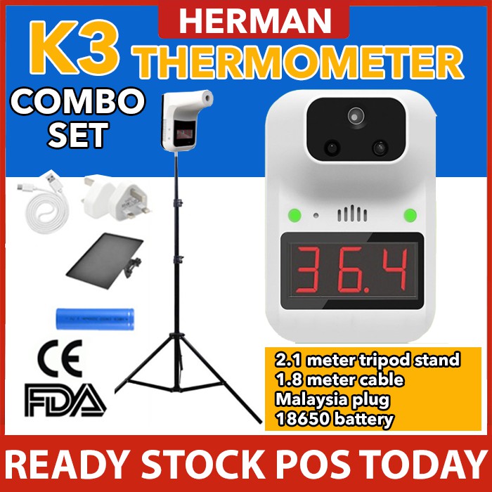 HERMAN 😍 K3 THERMOMETER FULL COMBO SET 🇲🇾MY SHIP WITHIN 24Hour Non ...