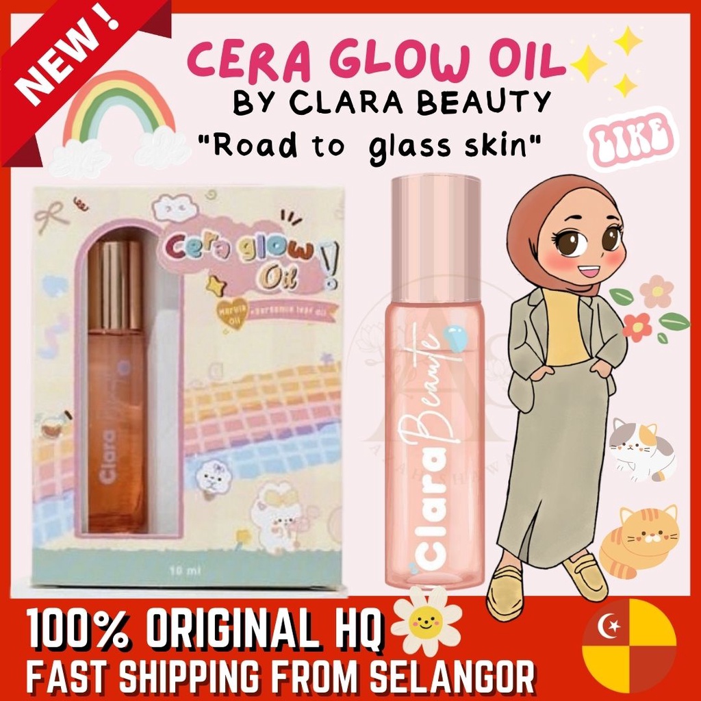 CERA GLOW OIL BY CLARA BEAUTY OIL Ready Stock | Shopee Malaysia