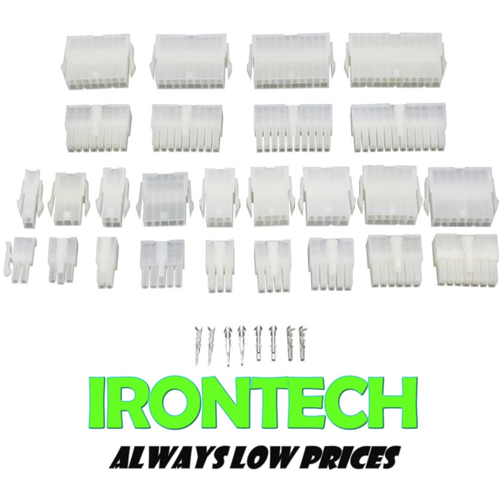 Molex 2 To 24 Pin Way 4.2mm Multi Plug Connector Sets Male + Female ...
