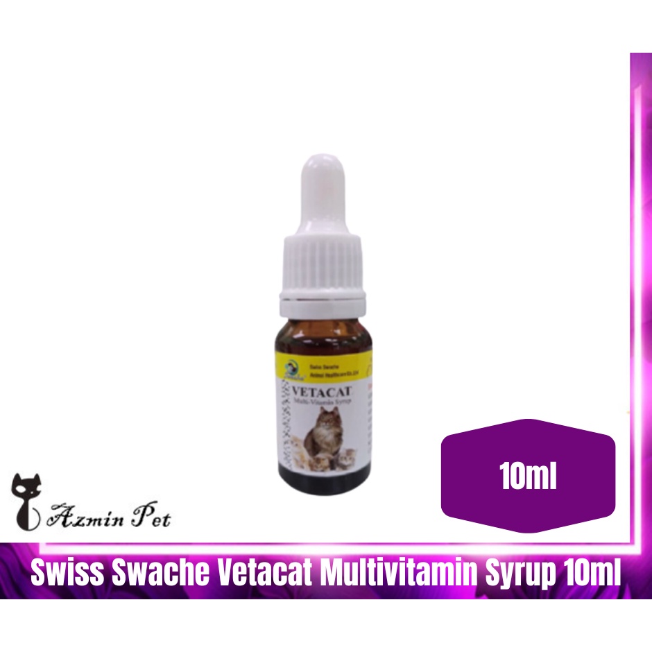 Swiss Swache Vetacat Multivitamin Syrup for Cat (10ml) | Shopee Malaysia