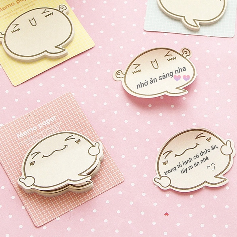 Lovely Face Pattern Note Stickers Emoji Post-it Notes | Shopee Malaysia