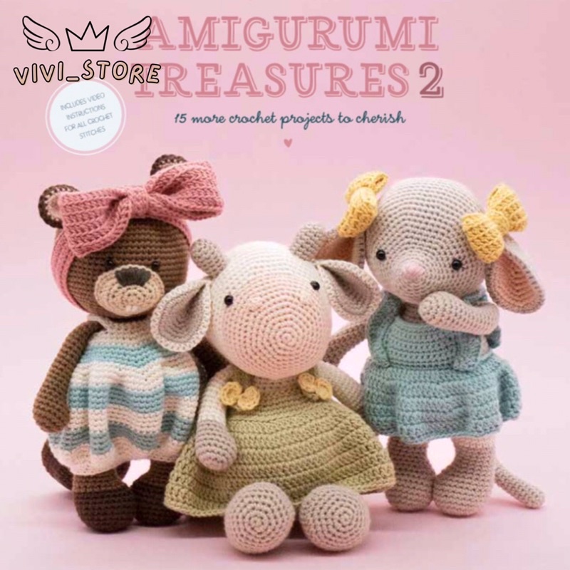 [E-PDF] Crochet Amigurumi Pattern | 15 Cute Amigurumi Treasures 2 ...