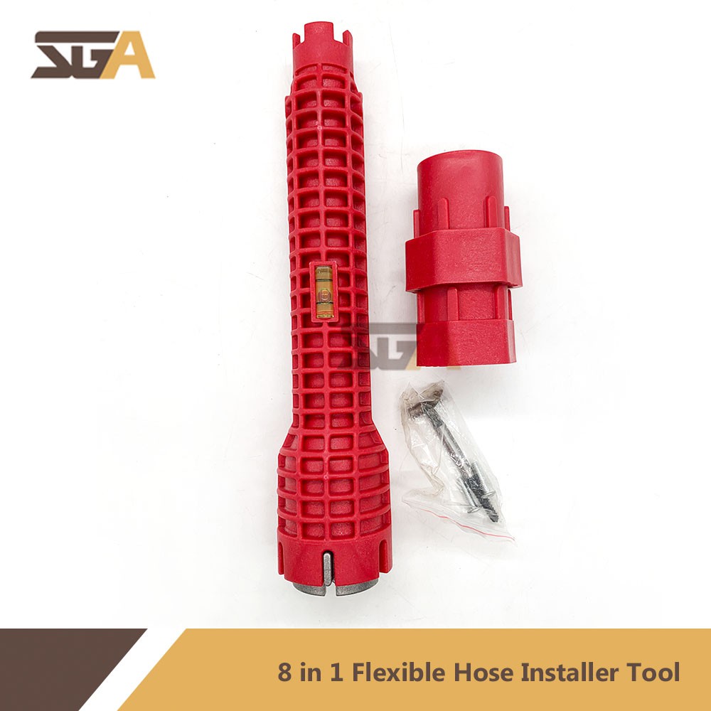 8 in 1 Multi-Way Faucet and Sink Flexible Hose Installer Tools, Double ...