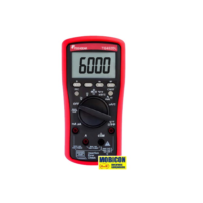 Techgear TG452DL - Digital Multimeter | Shopee Malaysia