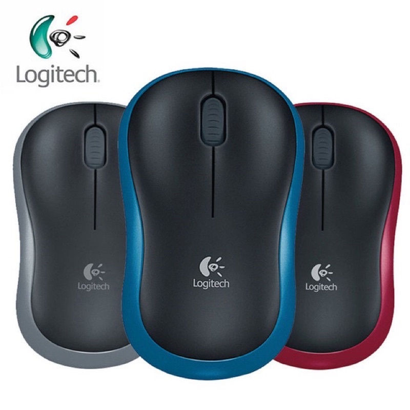 Logitech wireless mouse M185 100% original local supplier random color ...