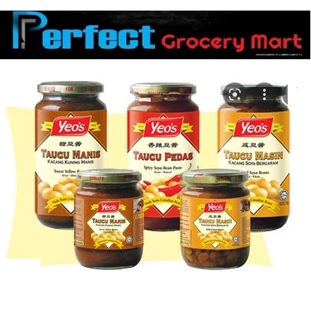 ⚡24hour Delivery⚡YEO'S TAUCU MANIS & TAUCU PEDAS & TAUCU MASIN 250G ...