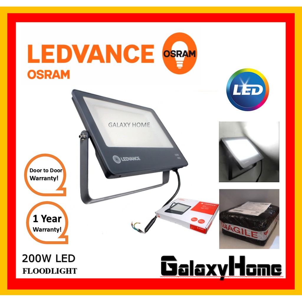Osram Ledvance 200W LED Flood Light Spot light Downlight Daylight 6500K ...