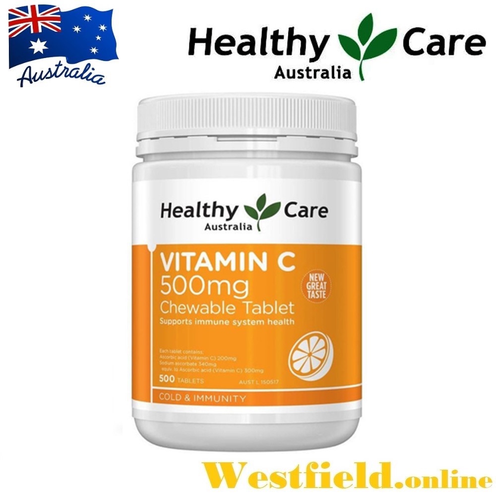 [Australia Import EXP 12/2027] Healthy Care Vitamin C ( 500 Tablets ...