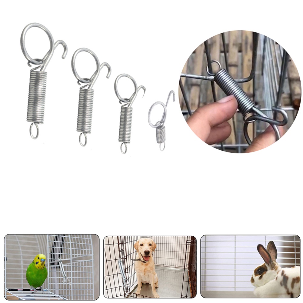 Birds Cage Spring Lock 5/7/8.5/11.5cm Pigeon Cage Hook Metal Spring ...