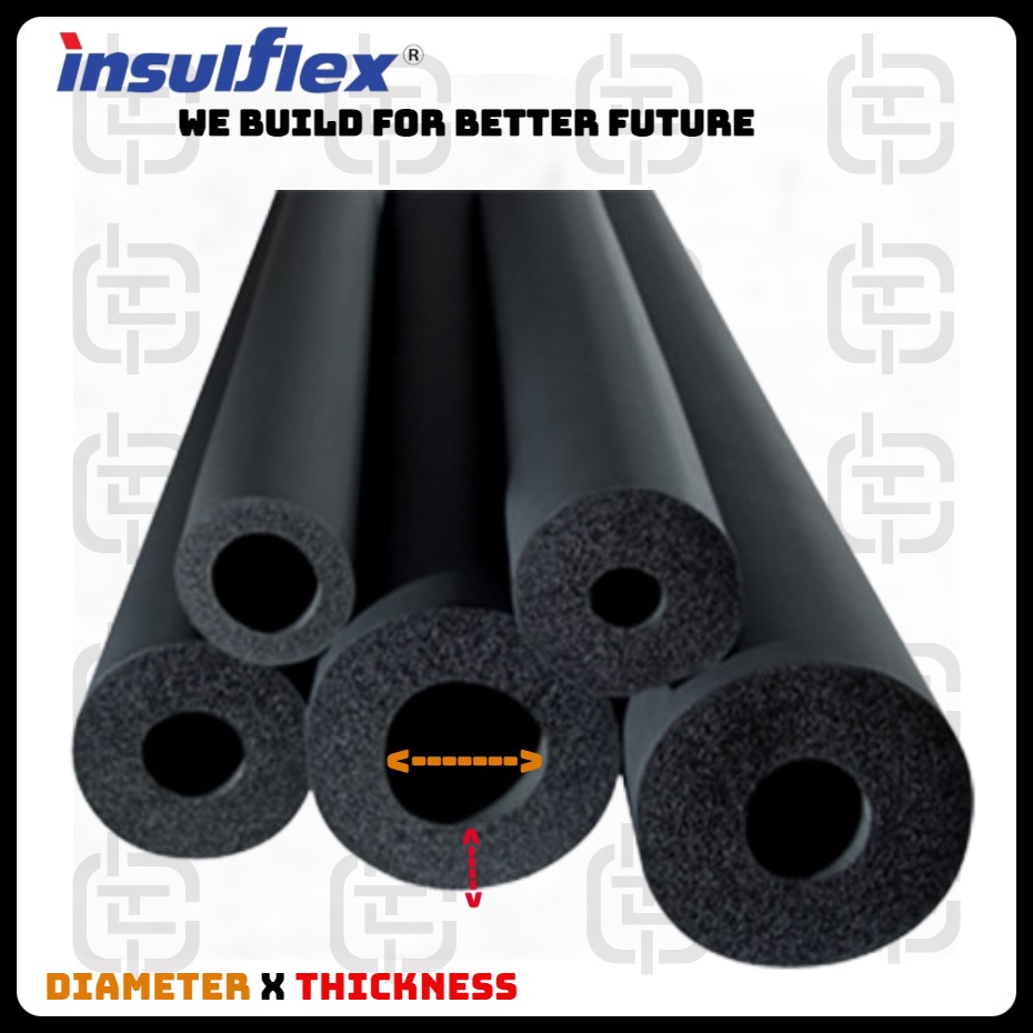 INSUFLEX Pipe Insulation For Air Conditioning Chiller Refrigeration ...