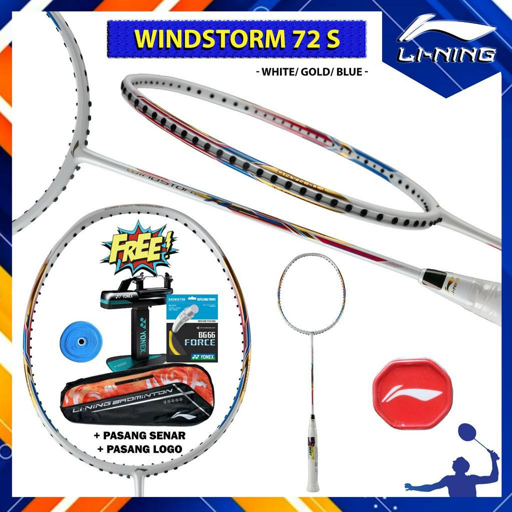 New Badminton LINING WINDSTORM Racket 72S/72S/WS72S | Shopee Malaysia