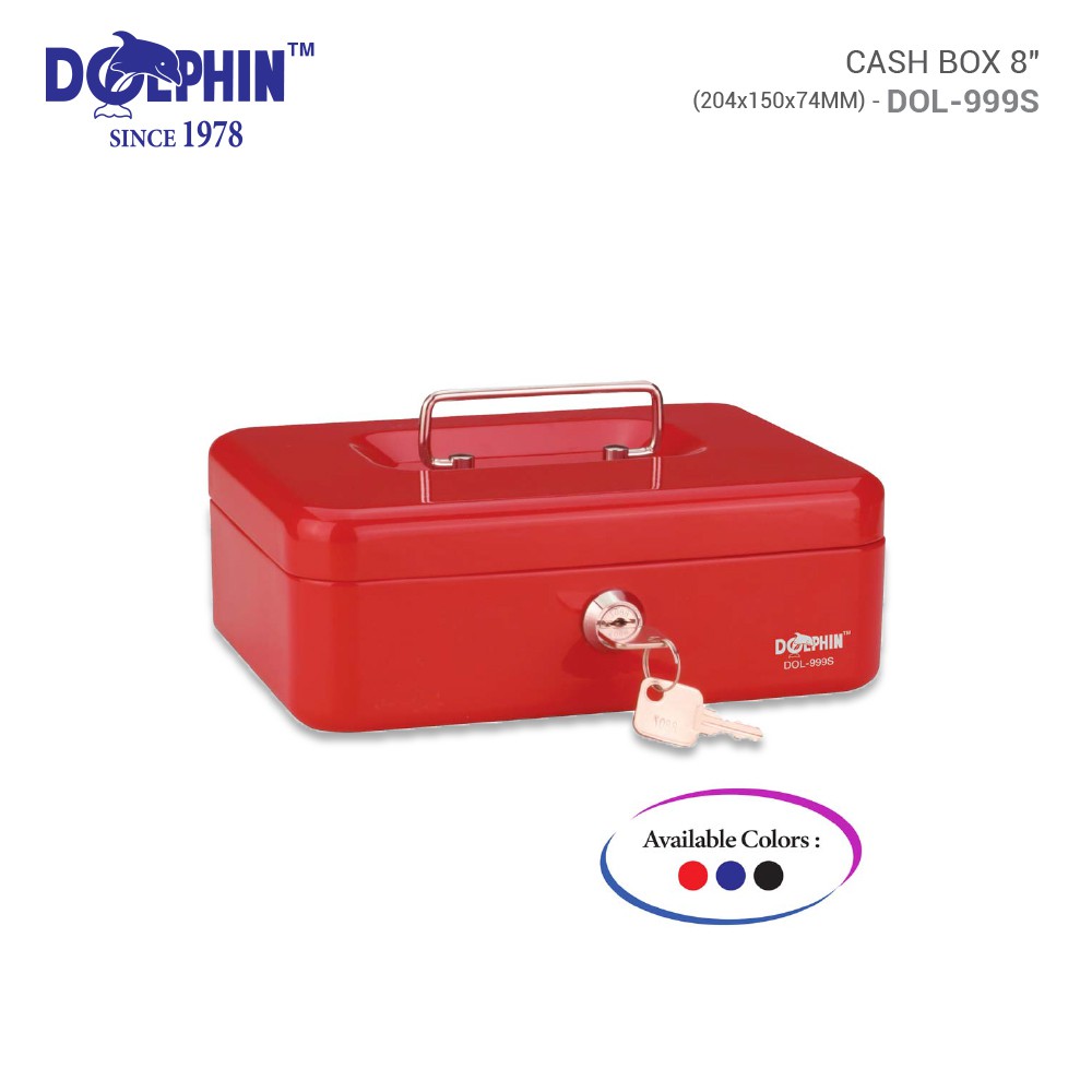 DOLPHIN Cash Box S/M/L Size DOL-999S/DOL-999M/DOL-999L | Shopee Malaysia