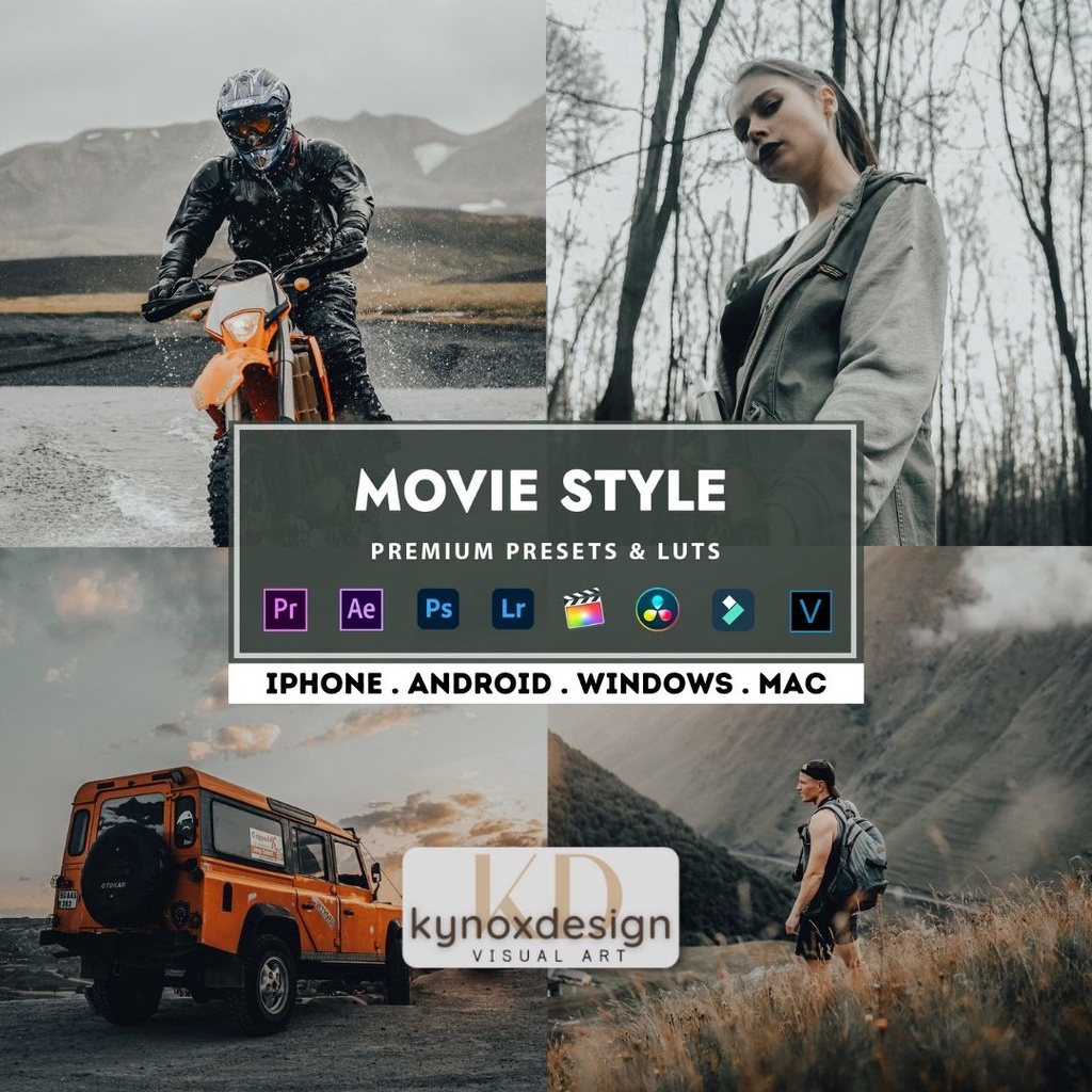 [Premium Lightroom Preset or LUTs] 𝐌𝐎𝐕𝐈𝐄 𝐒𝐓𝐘𝐋𝐄 for LR/LR(mobile)/PR/AE/PS/FCPX/DaVinci Resolve ...