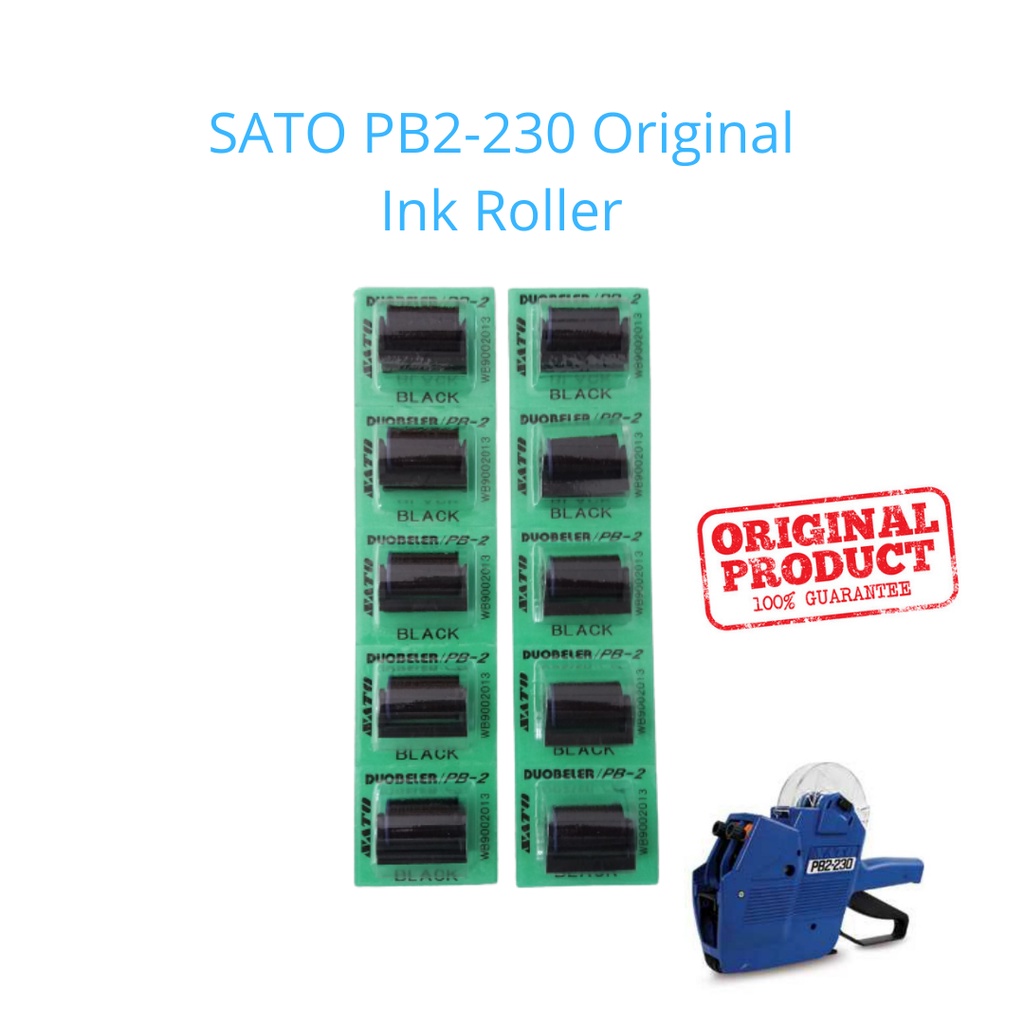 ORIGINAL SATO PB2-230 INK ROLLER (1pc) | Shopee Malaysia
