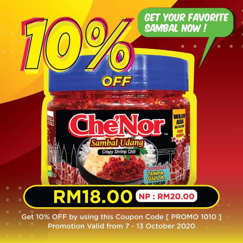 Sambal Udang Che Nor Grand Sale💥💥💥💥 | Shopee Malaysia