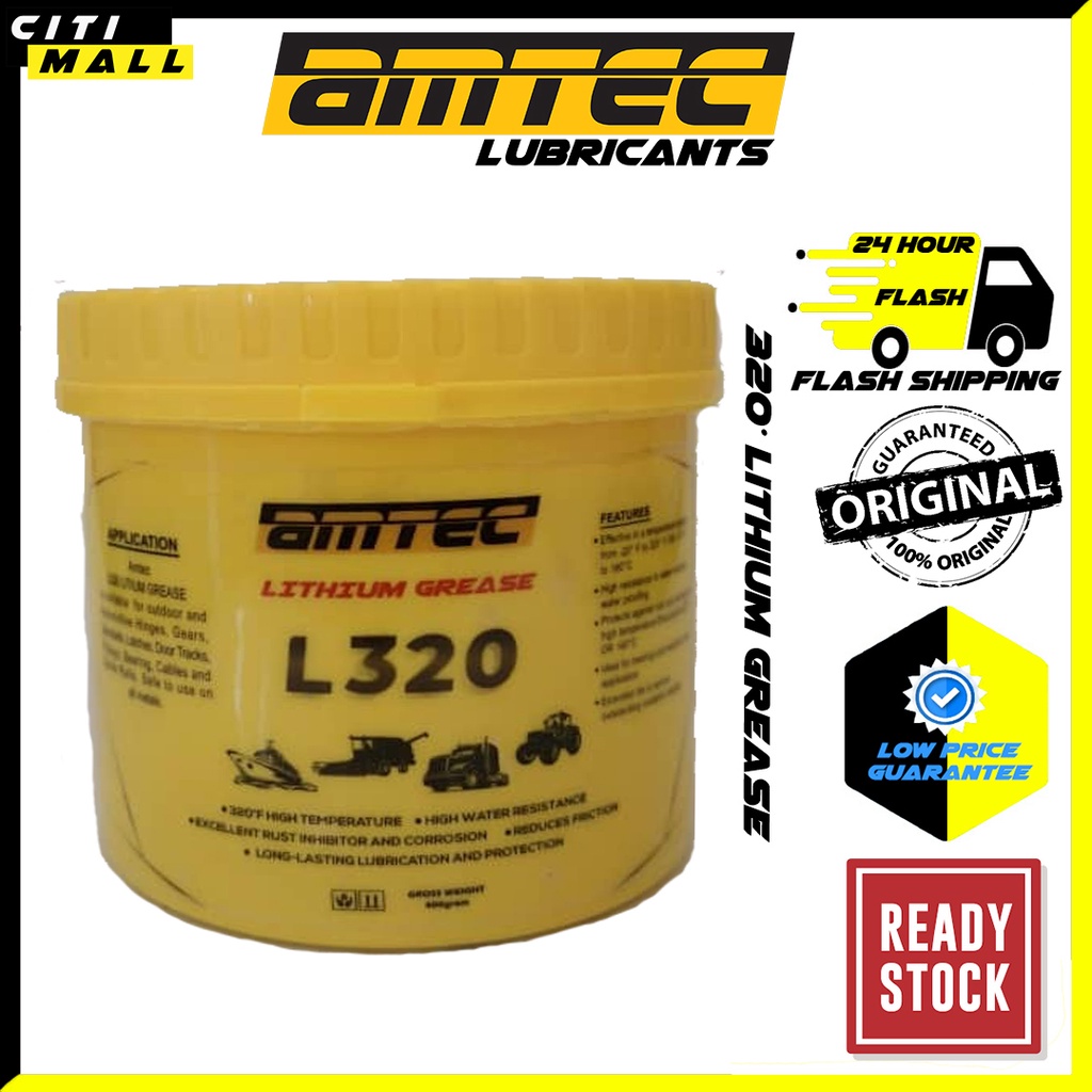 grease Amtec L320 Lithium yellow motor home car minyak bearing Grease ...
