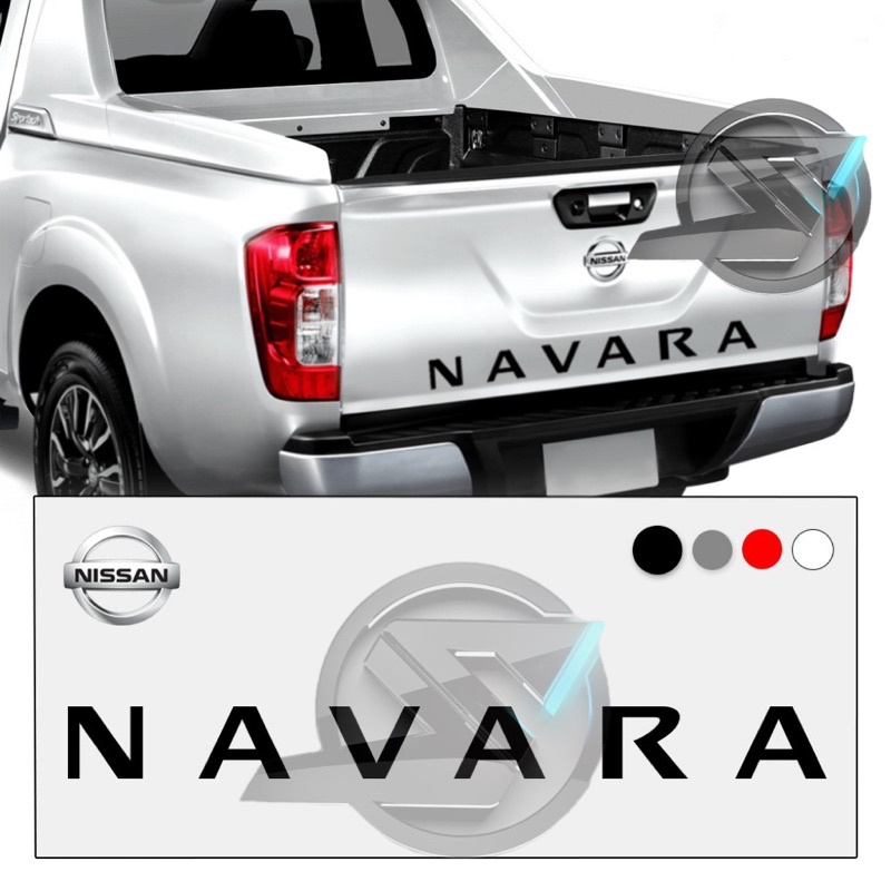 (Ready Stock) S823# Nissan Navara Rear Tailgate Vinyl Decal Sticker ...